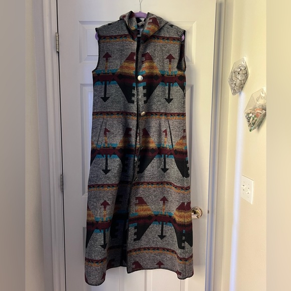 Rhonda Stark | Jackets & Coats | Rhonda Stark Hooded Duster Wool ...